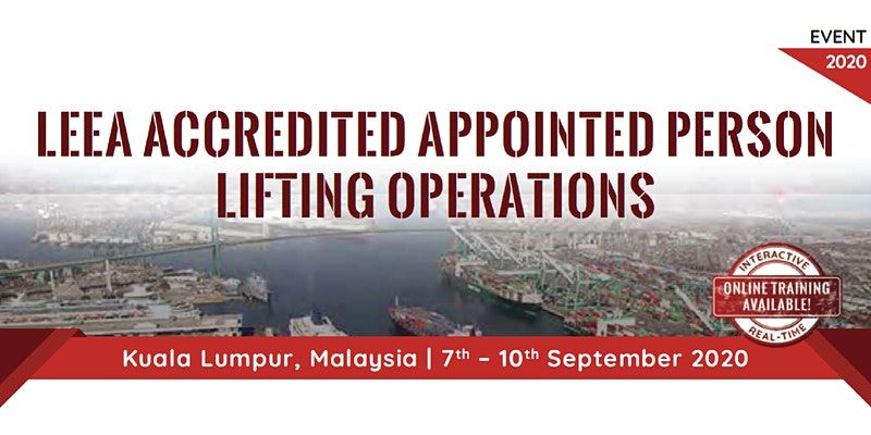 LEEA Accredited Appointed Person Lifting Operations - Whazhappening ...