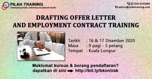 Drafting Offer Letter & Employment Contract Training - Whazhappening ...