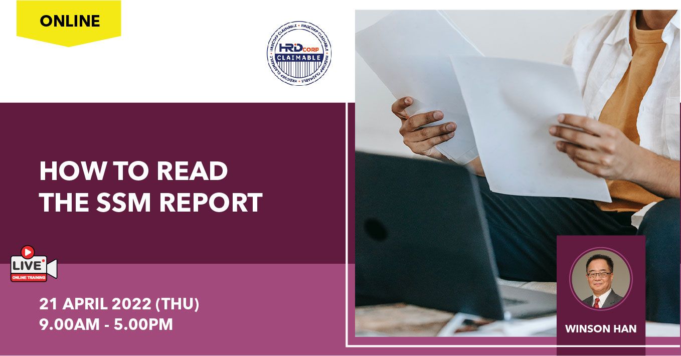 [Online, NEW, 1/2 Day] How to Read the SSM Report - Whazhappening ...