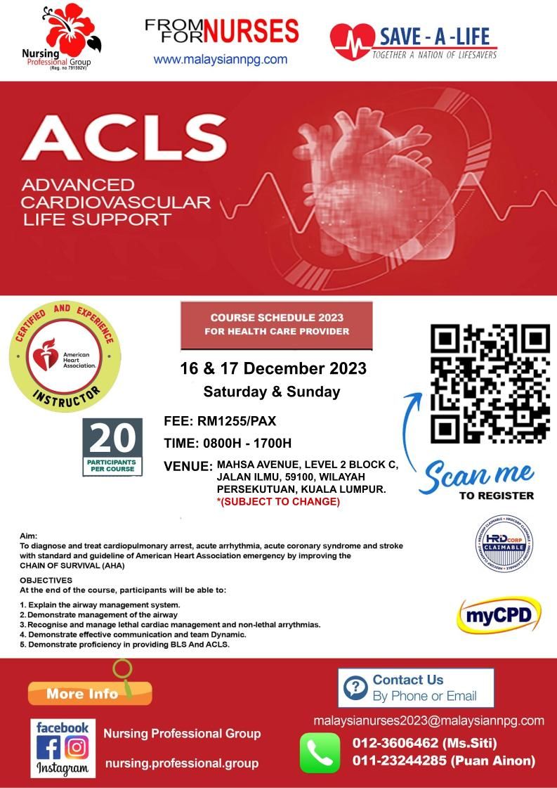 ADVANCED CARDIAC LIFE SUPPORT (ACLS)