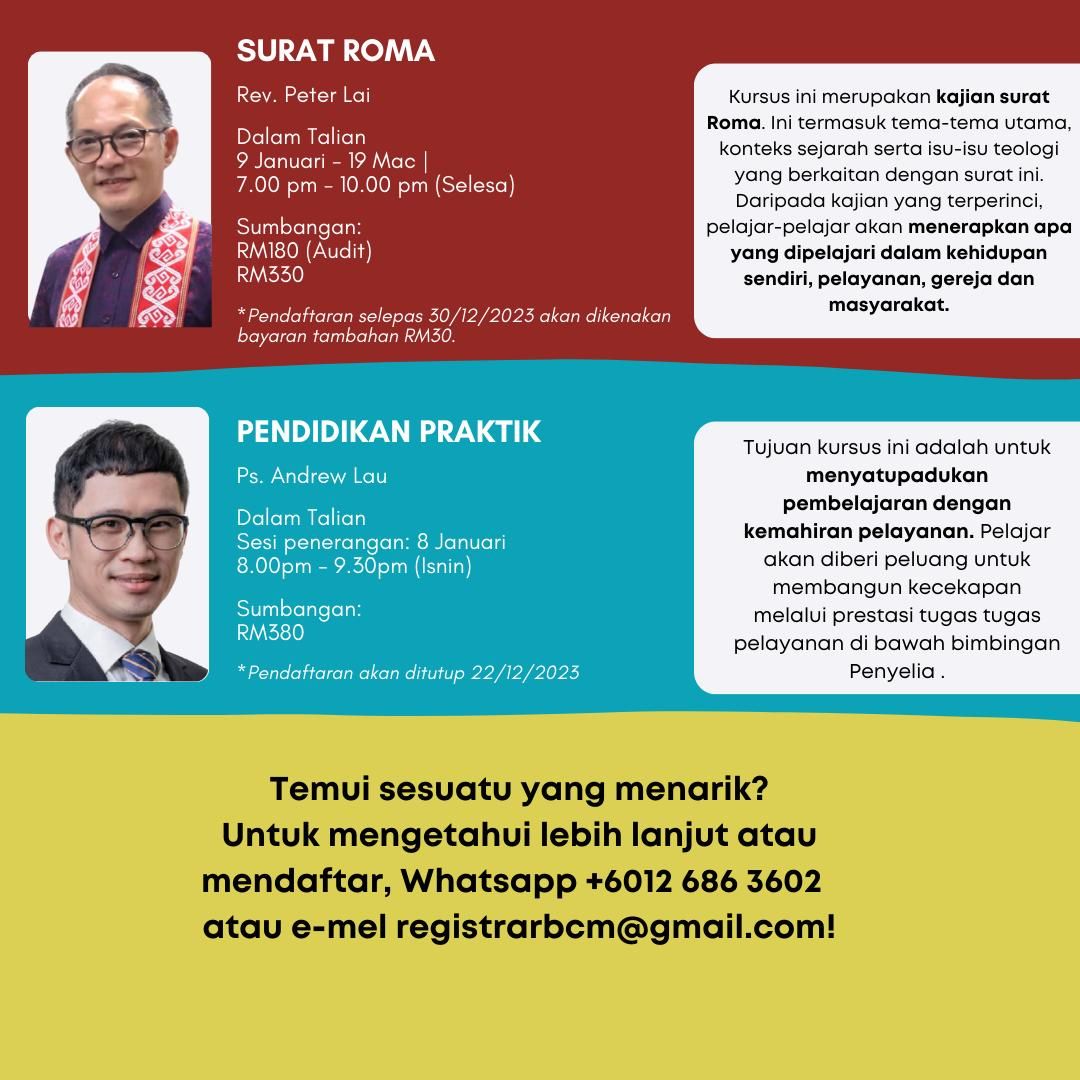 Trimester 1 2024 - Surat Roma