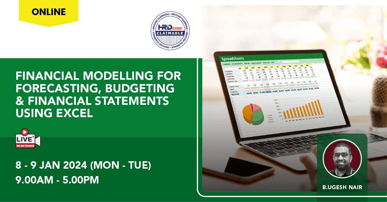 [Online, NEW] Financial Modelling For Forecasting, Budgeting & Financial Statements Using Excel