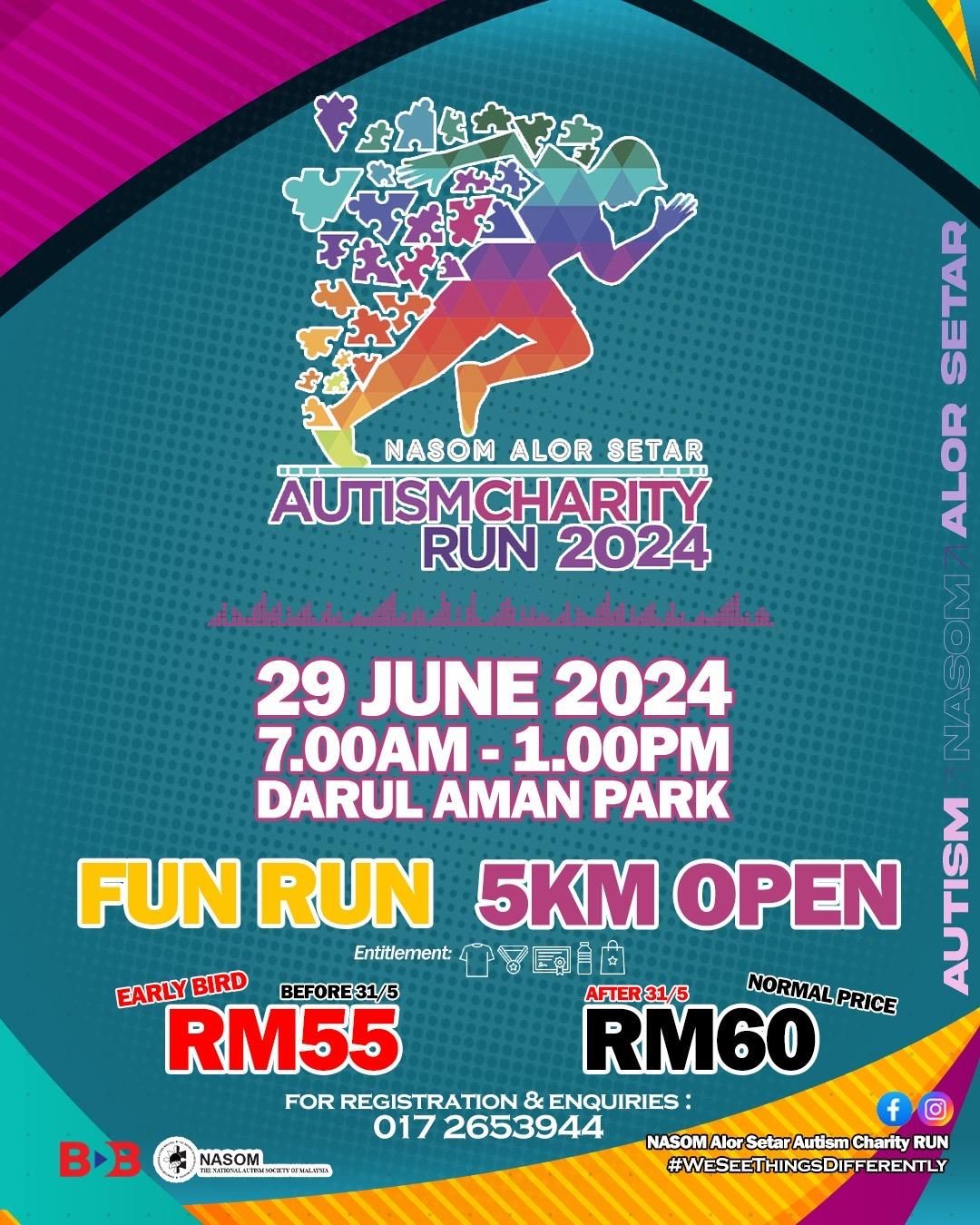 NASOM Alor Setar Autism Charity Run 2024